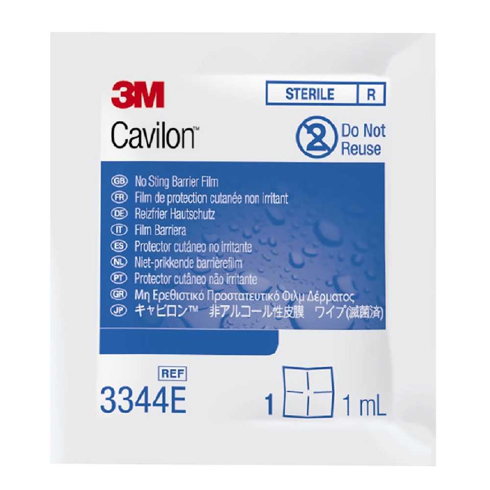 3M Tape- 3M™ Cavilon™ No Sting Barrier Film 1mL Wipe 3344E - Box 30 ...