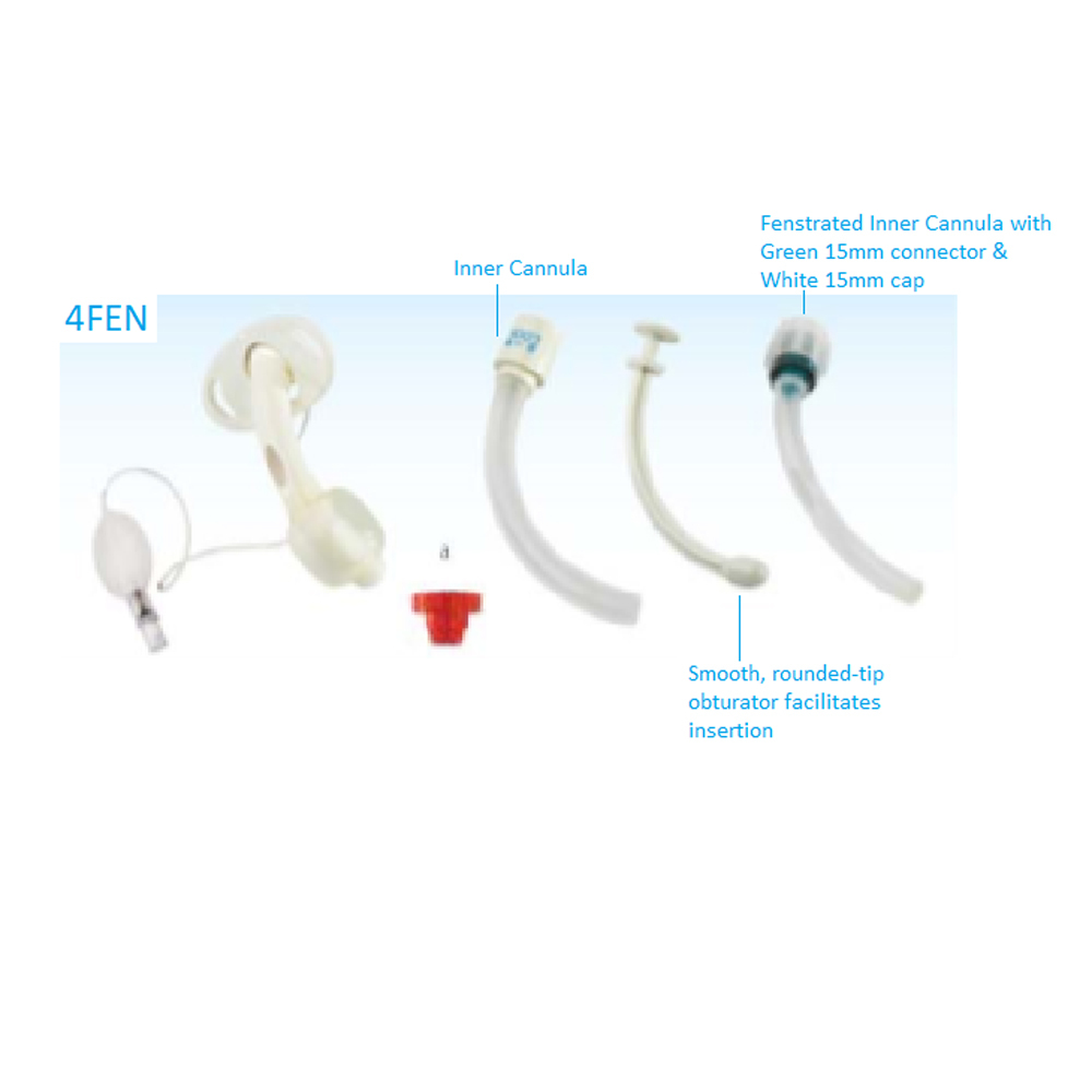 Shiley Cuffed Fenestrated Tracheostomy Tube with Inner Cannula - Shiley ...