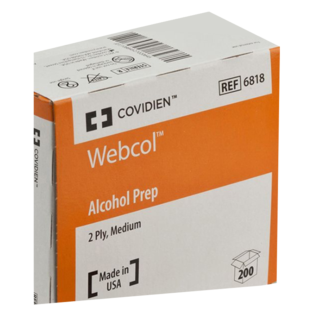 Alcohol Wipes - Webcol | MEC The Medical Equipment & Consumables Centre