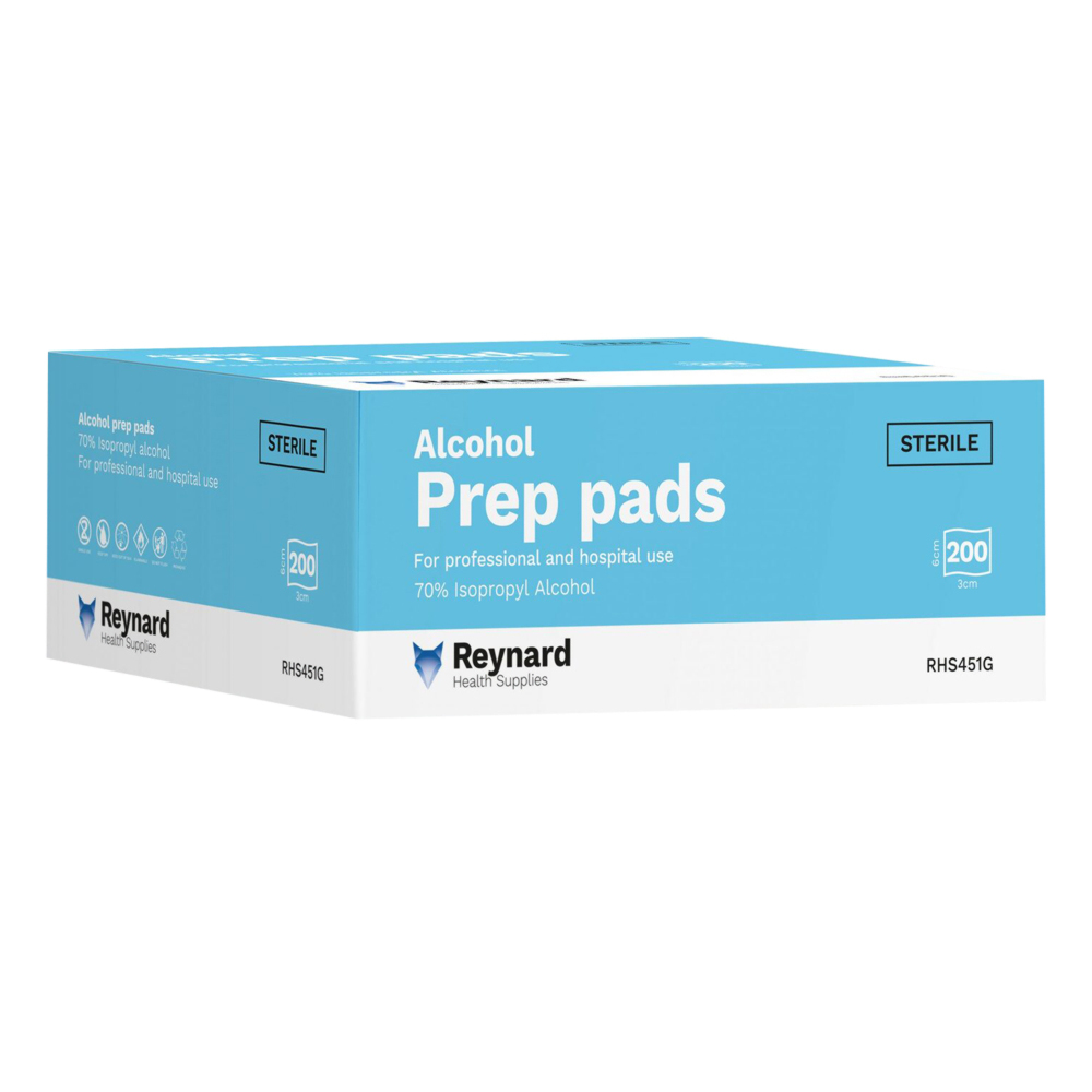 Alcohol Prep Pads - Reynard | MEC The Medical Equipment & Consumables ...